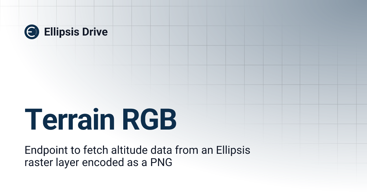 Terrain RGB | Ellipsis Drive